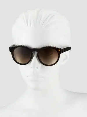 CHRISTIAN LOUBOUTIN Anouk 53mm Round Sunglasses