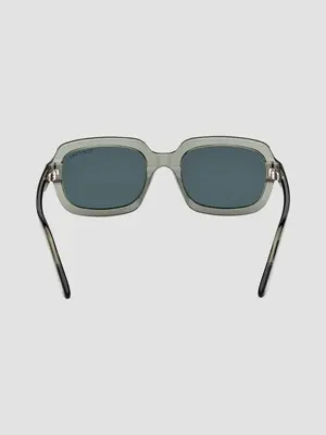 TOM FORD Lana-02 53mm Square Sunglasses - Green