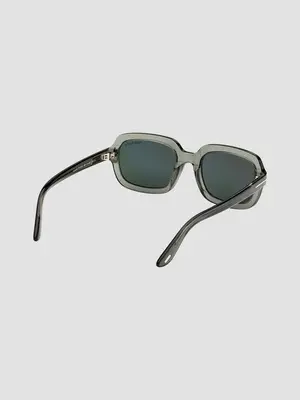 TOM FORD Lana-02 53mm Square Sunglasses - Green