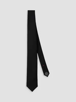 Brunello Cucinelli Virgin Wool Tie - Black