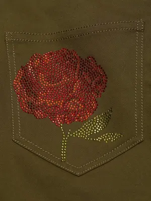 Cinq À Sept Betsy Heatset Roses Bermuda Shorts