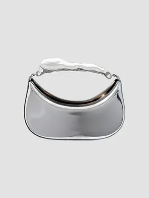 Alexis Bittar Water Stone Top Handle Bag - Chrome