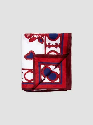 La DoubleJ Medium Tablecloth - Red Multicolor