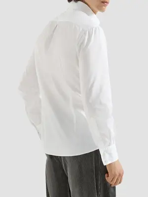 Brunello Cucinelli Twill Shirt With Button-down Collar