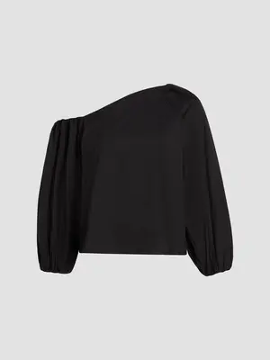 Tanya Taylor Tabitha Off-the-shoulder Top - Black
