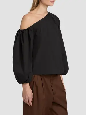 Tanya Taylor Tabitha Off-the-shoulder Top - Black