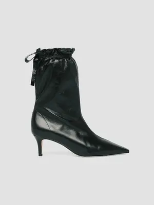 Cinq À Sept Alex 65mm Scrunched Leather Ankle Boots