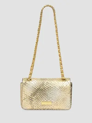 Alexis Bittar Bella Mini 14k-gold-plated & Leather Shoulder Bag