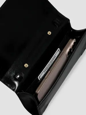 Alexis Bittar 14k-gold-plated & Leather Clutch - Black
