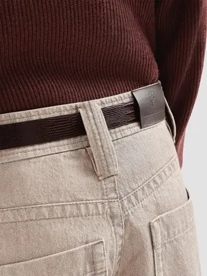 Brunello Cucinelli Baggy Jeans With Monili