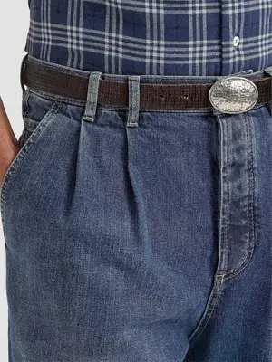 Brunello Cucinelli Comfort Cotton Denim Iconic Fit Five-pocket Jeans