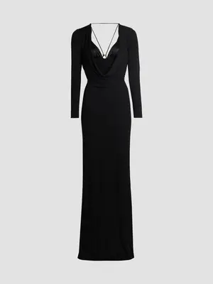 Elisabetta Franchi Red Carpet Crêpe Jersey Column Gown