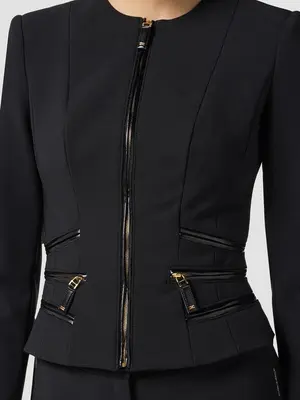 Elisabetta Franchi Double-layer Crêpe Jacket