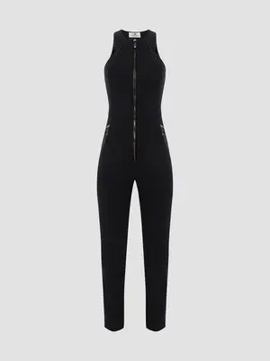 Elisabetta Franchi Crêpe Zip Jumpsuit