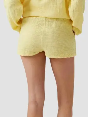 Melissa Odabash Abbie Cotton Muslin Shorts