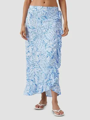 Melissa Odabash Danni Wrap Midi-skirt
