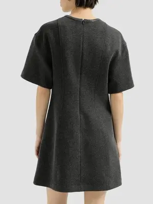 Brunello Cucinelli Techno Cotton And Cashmere Interlock T-shirt Dress