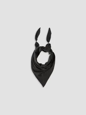Brunello Cucinelli Cashmere Scarf With Shiny Details - Anthracite