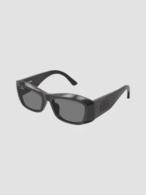 Balenciaga Signature 54mm Square Sunglasses - Grey