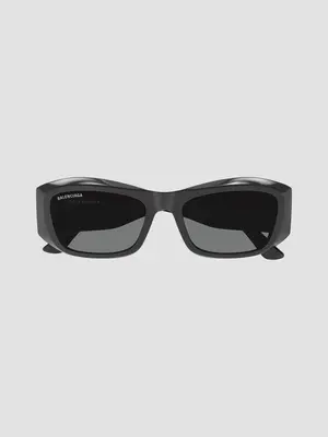 Balenciaga Signature 54mm Square Sunglasses - Grey