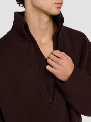 Bottega Veneta Wool Chunky Compact-knit Sweater