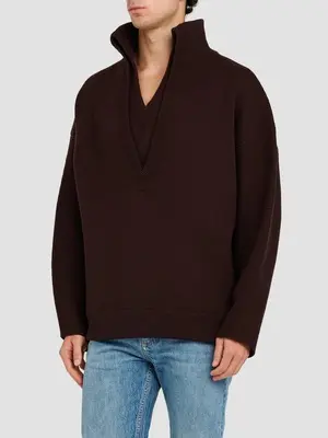 Bottega Veneta Wool Chunky Compact-knit Sweater