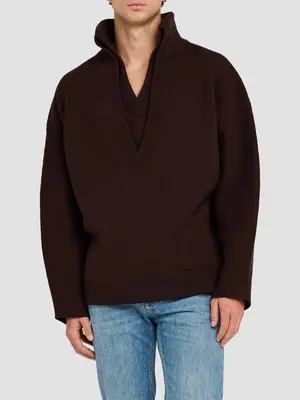 Bottega Veneta Wool Chunky Compact-knit Sweater