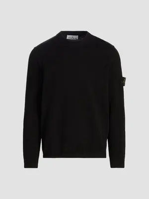 Stone Island Solid Cotton Sweatshirt