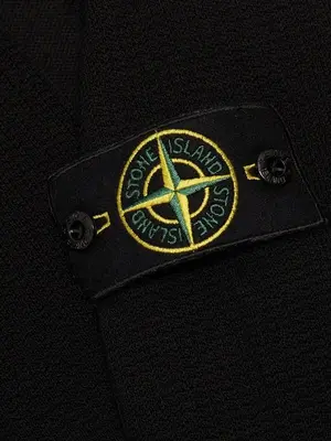 Stone Island Solid Cotton Sweatshirt