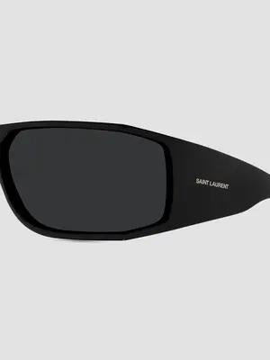 Saint Laurent 75mm Rectangular Sunglasses
