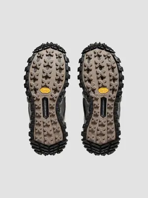 Moncler Rick Owens Trailgrip Megalace Sneakers In Leather