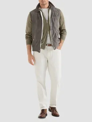 Brunello Cucinelli Gart-dyed Traditional Fit Five-pocket Jeans In Lightweight Denim