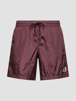 Moncler Swim Trunks - Burgundy