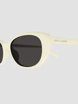 Saint Laurent 52mm Cat-eye Sunglasses - Ivory