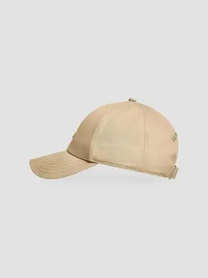 Moncler Baseball Hat In Cotton Gabardine - Beige