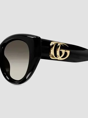 Gucci Gg Bag 52mm Round Sunglasses