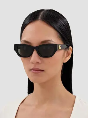 Gucci Gg Extruded 53mm Cat-eye Sunglasses - Black