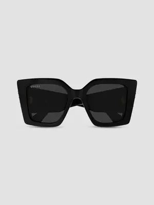 Gucci On Side 51mm Butterfly Sunglasses