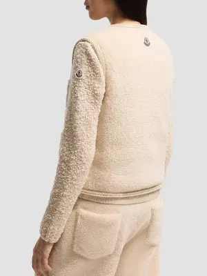 Moncler Mimosa Puffer Vest In Teddy