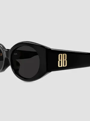 Balenciaga Nano 53mm Oval Sunglasses