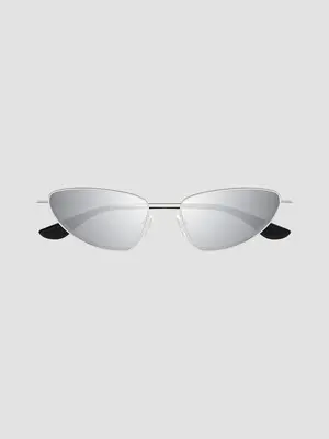 Alexander McQueen Metal T-bar 56mm Cat-eye Sunglasses