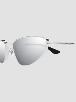 Alexander McQueen Metal T-bar 56mm Cat-eye Sunglasses