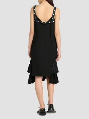 Moschino Tiered High-low Midi-dress