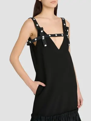 Moschino Tiered High-low Midi-dress