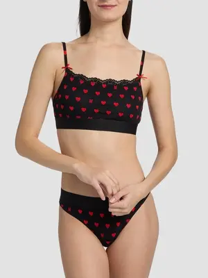 Moschino Intimo Donna M Hearts Bralette