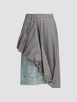 Moschino Lifted Hem Skirt