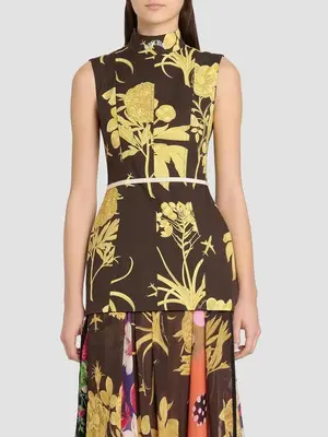Moschino Floral Poplin Minidress