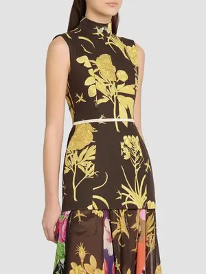 Moschino Floral Poplin Minidress