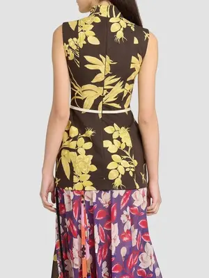 Moschino Floral Poplin Minidress