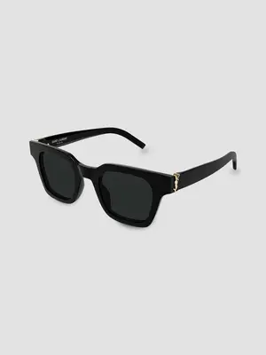 Saint Laurent 47mm Square Sunglasses - Black